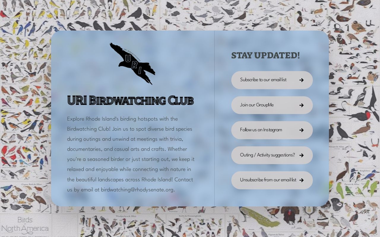 URI Birdwatching Club